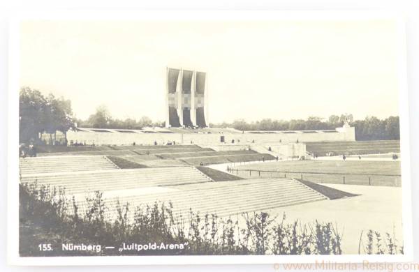 Propaganda-Postkarte "Nürnberg Luitpold-Arena" | Militaria-Reisig